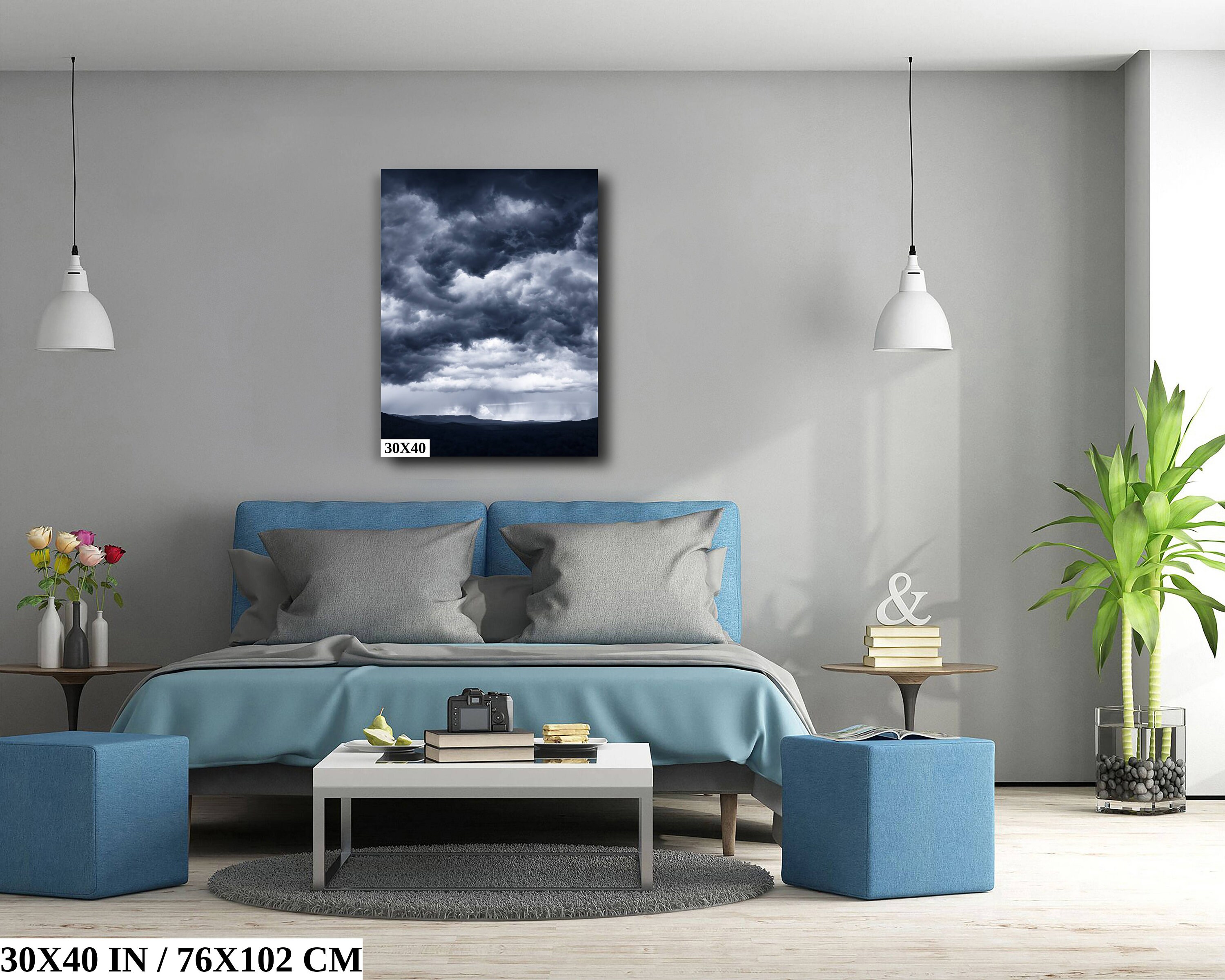 Storm Cloud Fury – Sky Art, Print Canvas Acrylic Metal, Cloud ...