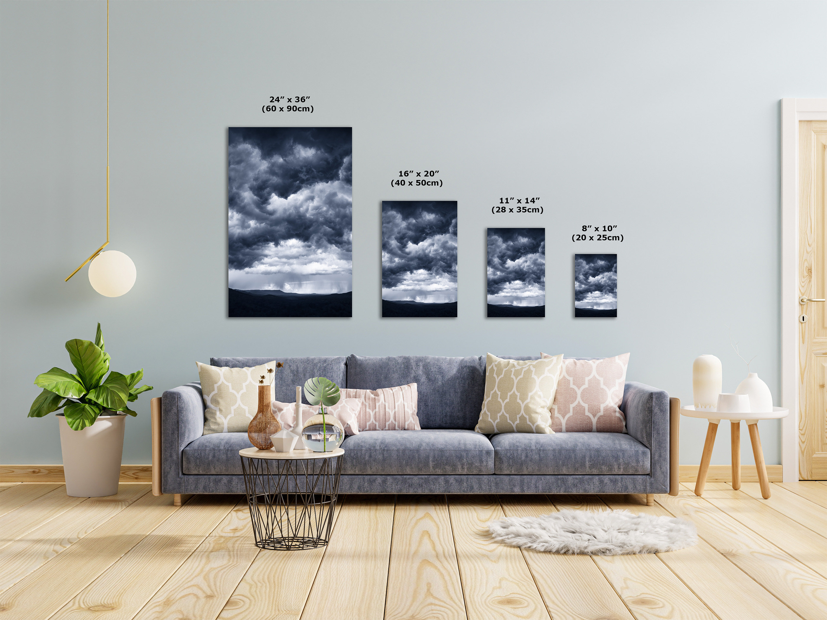 Storm Cloud Fury – Sky Art, Print Canvas Acrylic Metal, Cloud ...