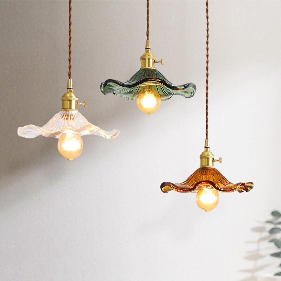 Colored Glass Pendant Light-indoor Channel Lighting-kitchen Island ...