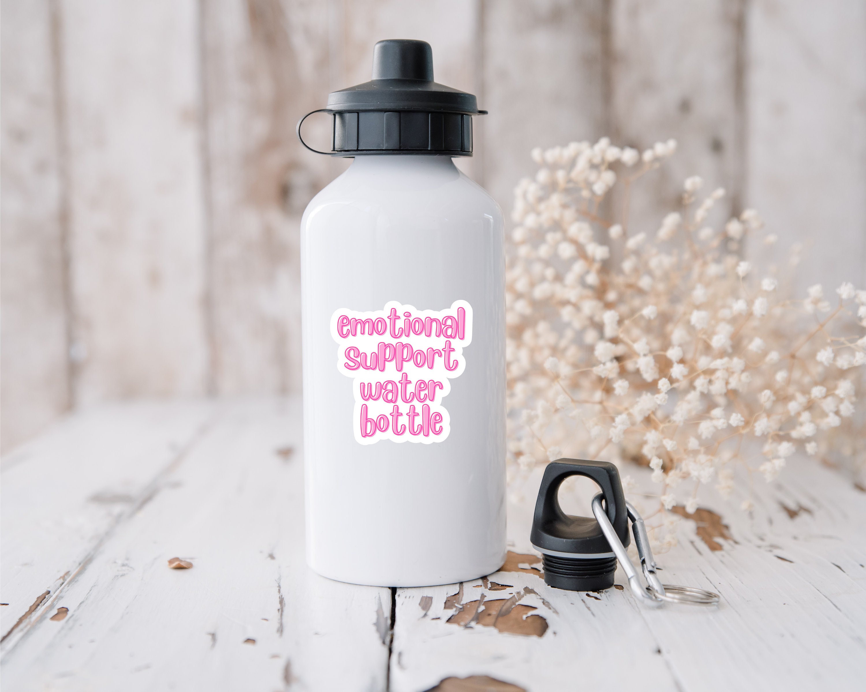 Emotional Support Water Bottle Sticker / Mental Health Sticker - Etsy