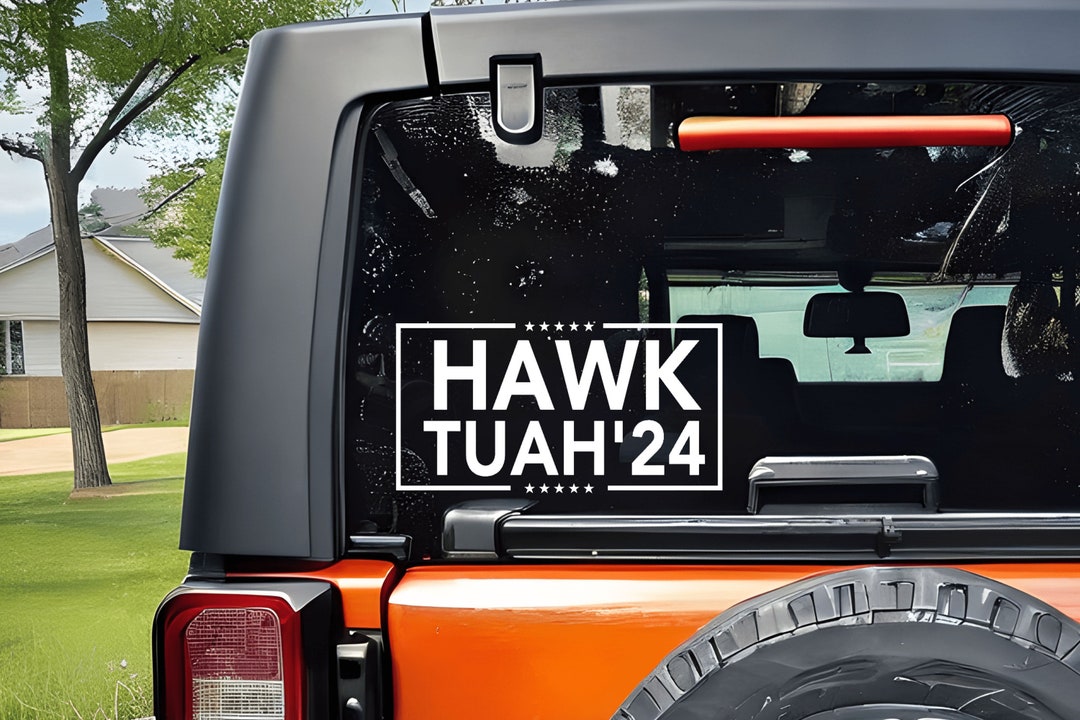 HAWK TUAH Spit on That Thang Decals / Funny Viral Meme Decals / Hoss ...
