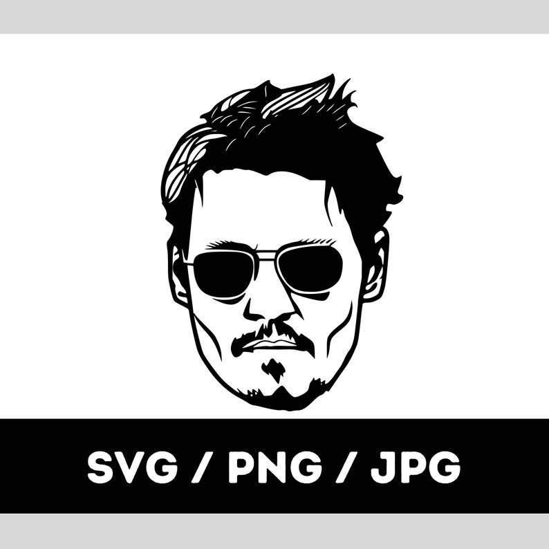 Celebrity SVG PNG JPG Files - Etsy UK