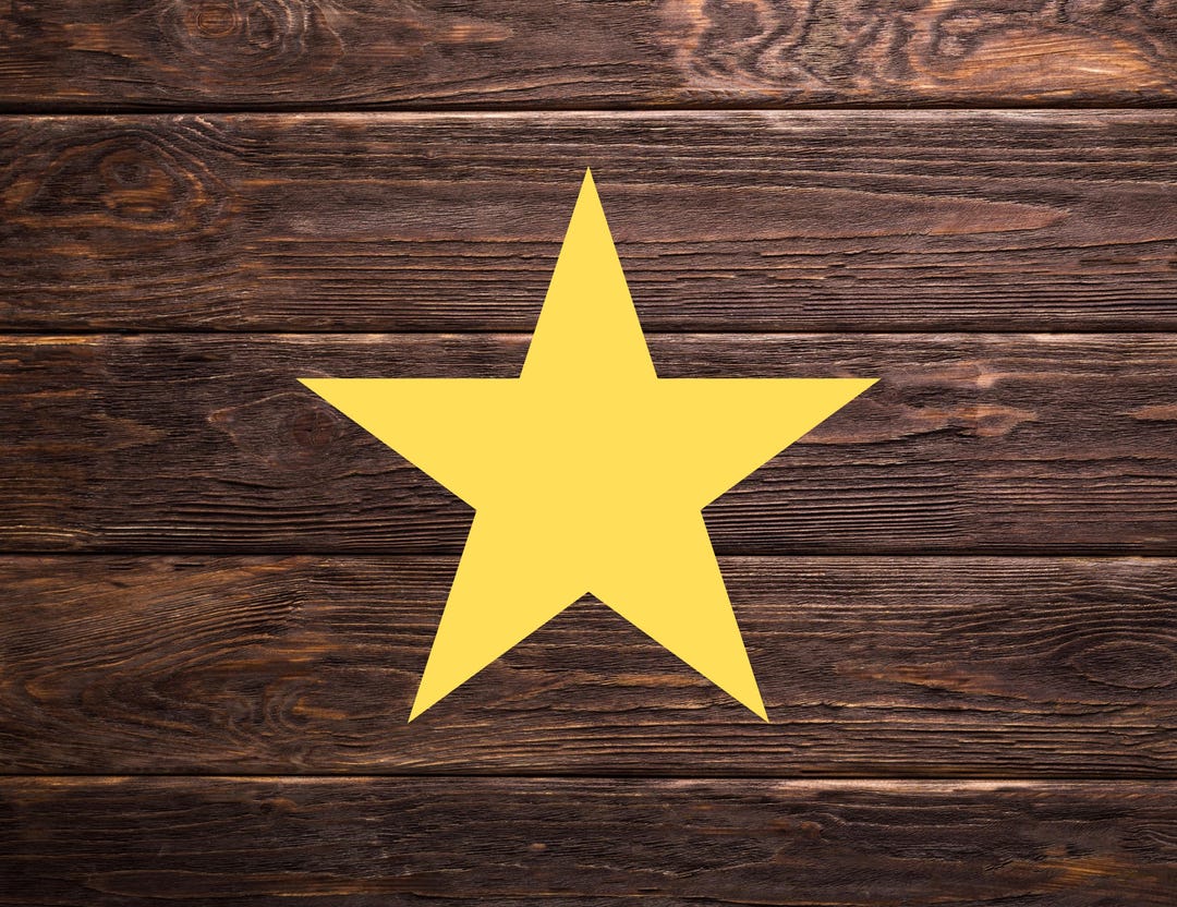 Star Decal - Custom Colors & Sizes | Star Logo Sticke - Etsy