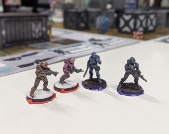 Miniature Base Team Markers 32mm & 40mm - Etsy