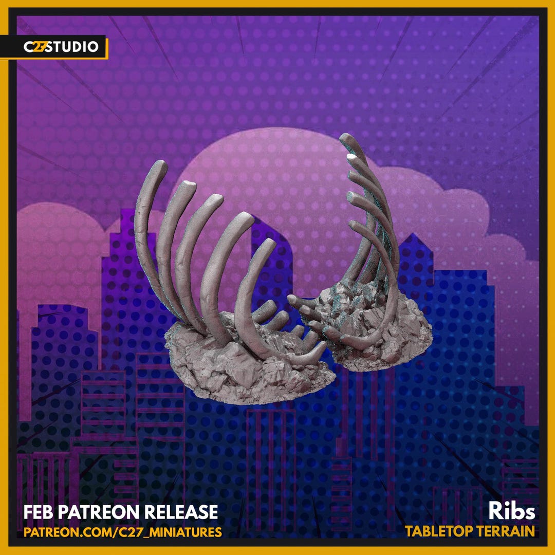 Giant Ribs | MCP Crisis Protocol | Fan Art - Marvel | 3D Printed ...