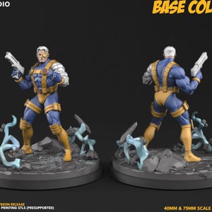 Cable | CP Crisis Protocol | Fan Art - Marvel | 3D Printed Miniature - Etsy