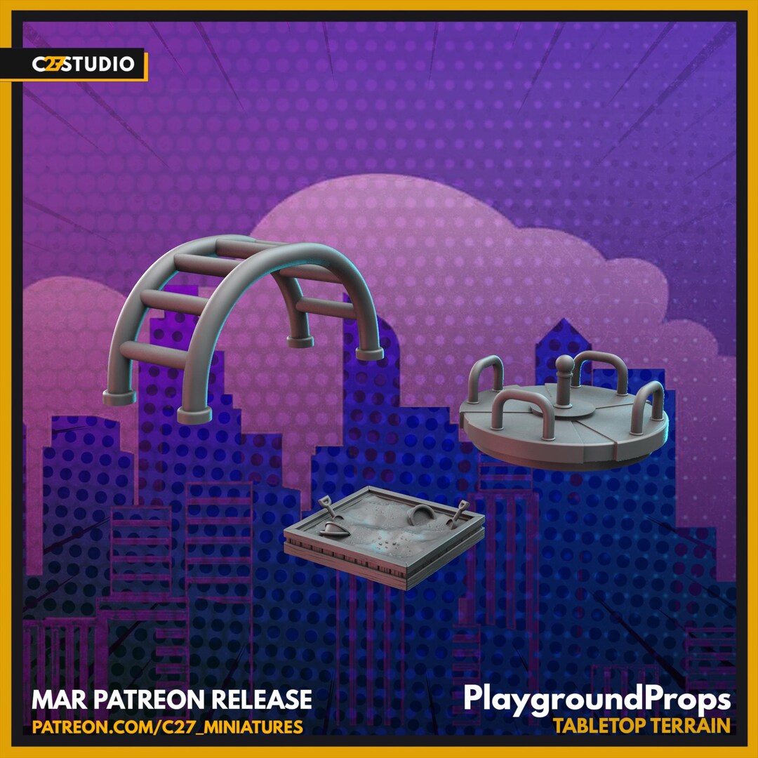 Playground Scatter Terrain | MCP Crisis Protocol | Fan Art - Marvel ...