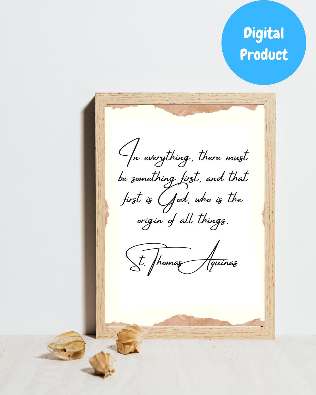 St. Thomas Aquinas Inspirational Quote Printable | Motivational Wall ...