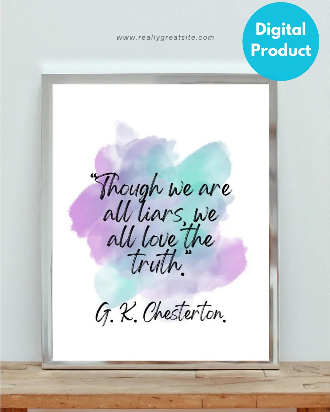 G. K. Chesterton Quotes, Catholic Digital Printable Wall Art ...