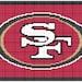 San Francisco 49ers C2C Blanket Pattern - Etsy