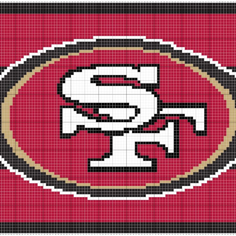 Nfl Cross Stitch Pattern - Etsy