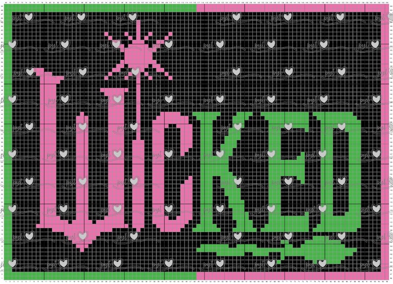 Wicked (throw-sized) C2C Blanket Pattern - Etsy