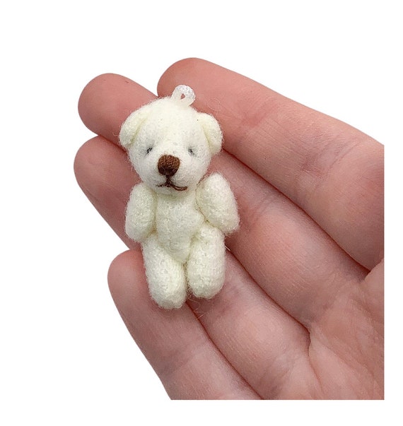 1:12 Miniature Teddy Bear Dollhouse Mini Bear Plush - Etsy