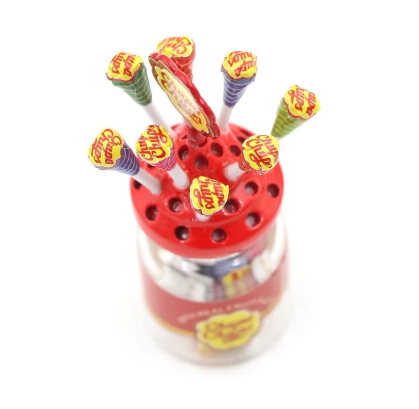 Miniature Lollipops Candy Jar 1:6 Scale Candy Shop Supplies Dollhouse ...