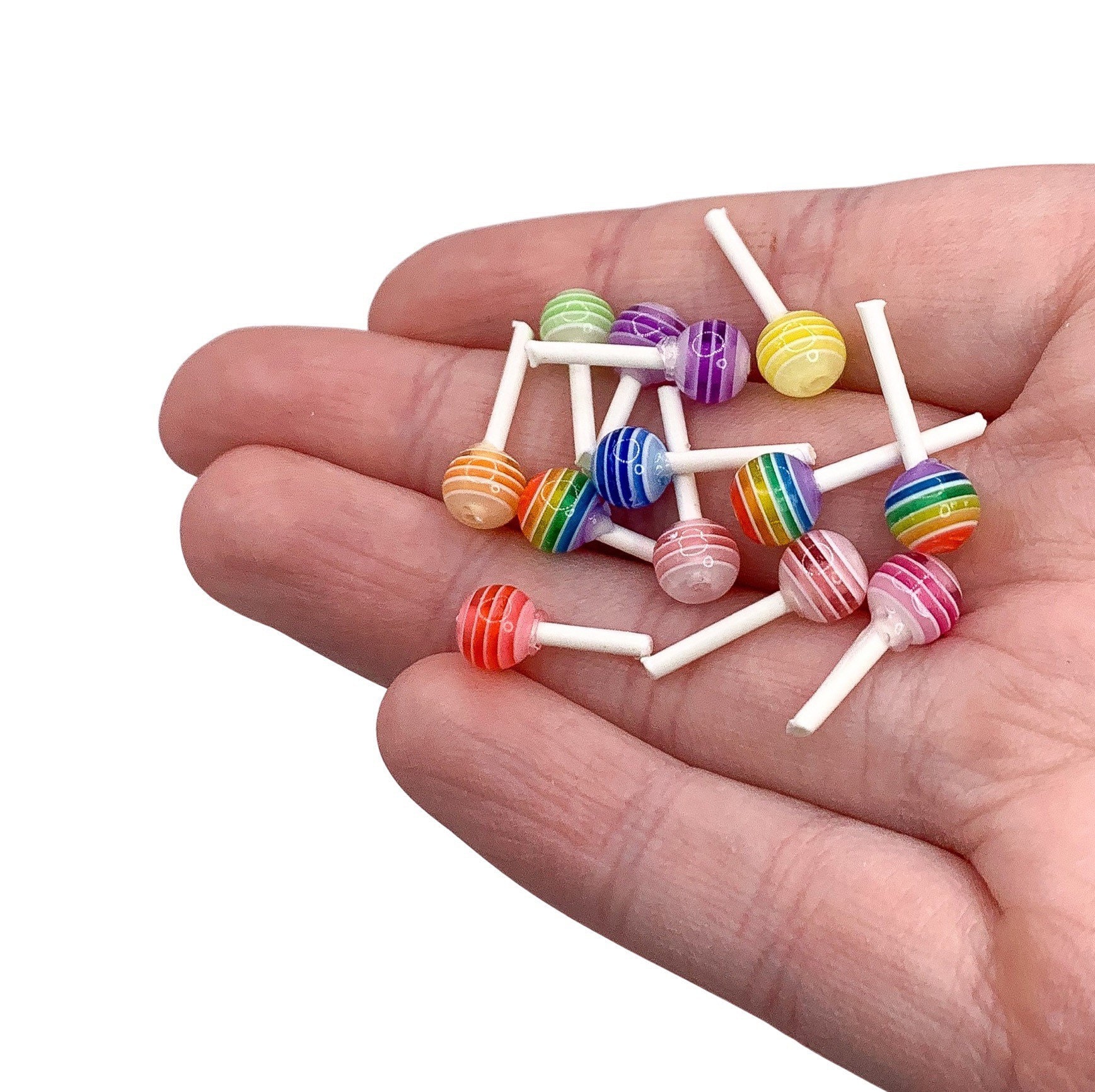 Miniature Lollipops 1:6 Scale Candy Shop Supplies Tiny Suckers ...