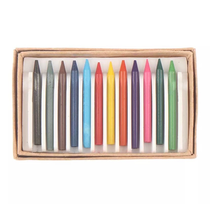 1:12 Dollhouse Miniature Crayons Set Tiny Realistic Pencil Crayons Doll ...