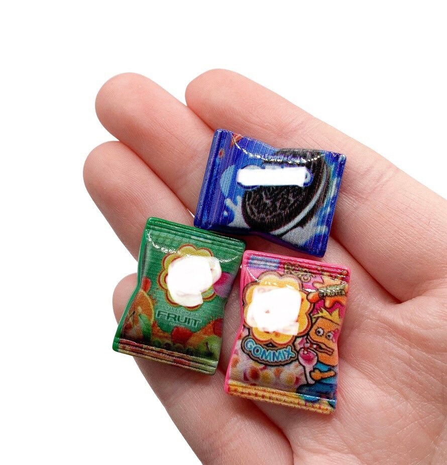 Miniature Candy Bags Mini Flatback Candy Candies Shop Dollhouse ...