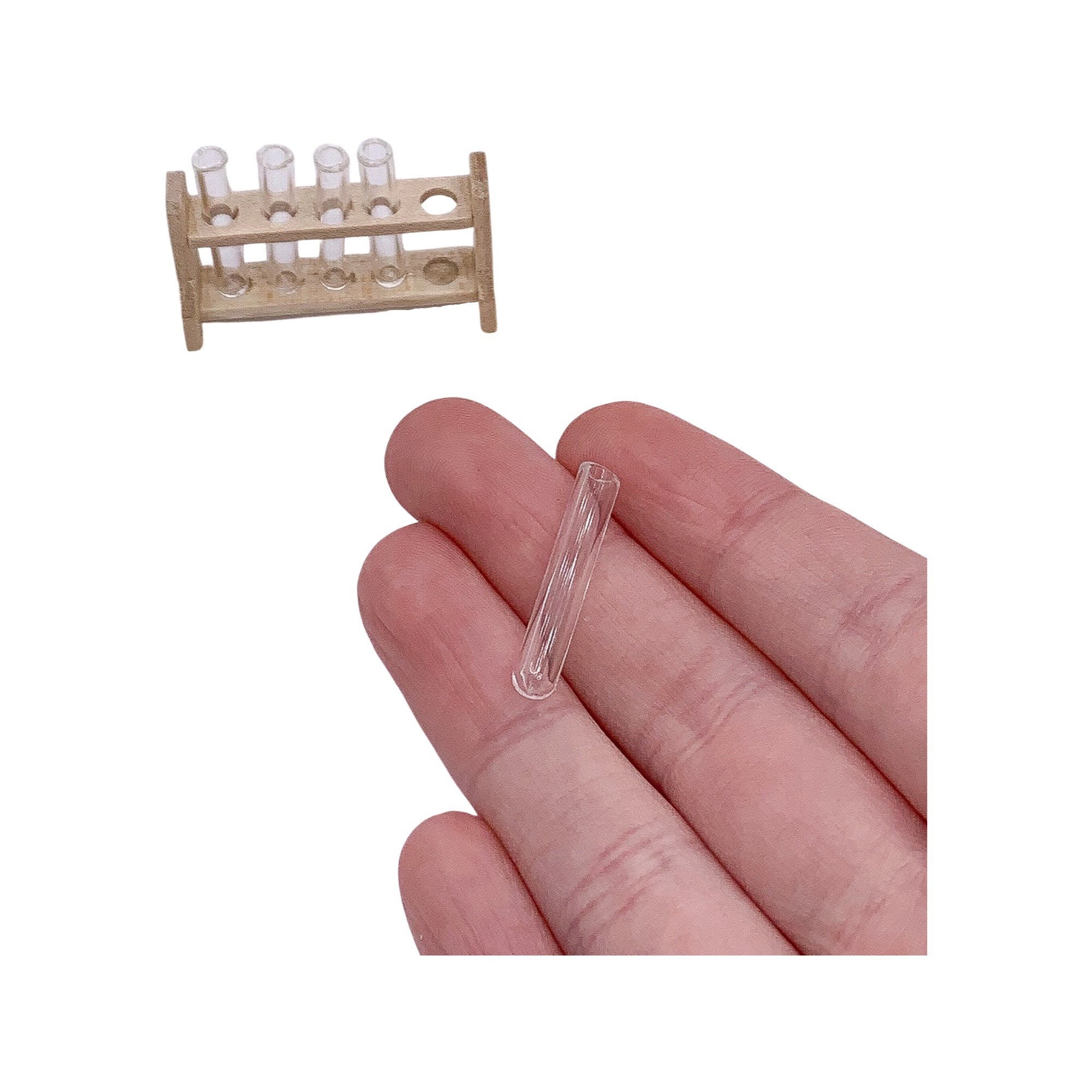1:12 Miniature Laboratory Test Tube With Bracket | Dollhouse Mini ...