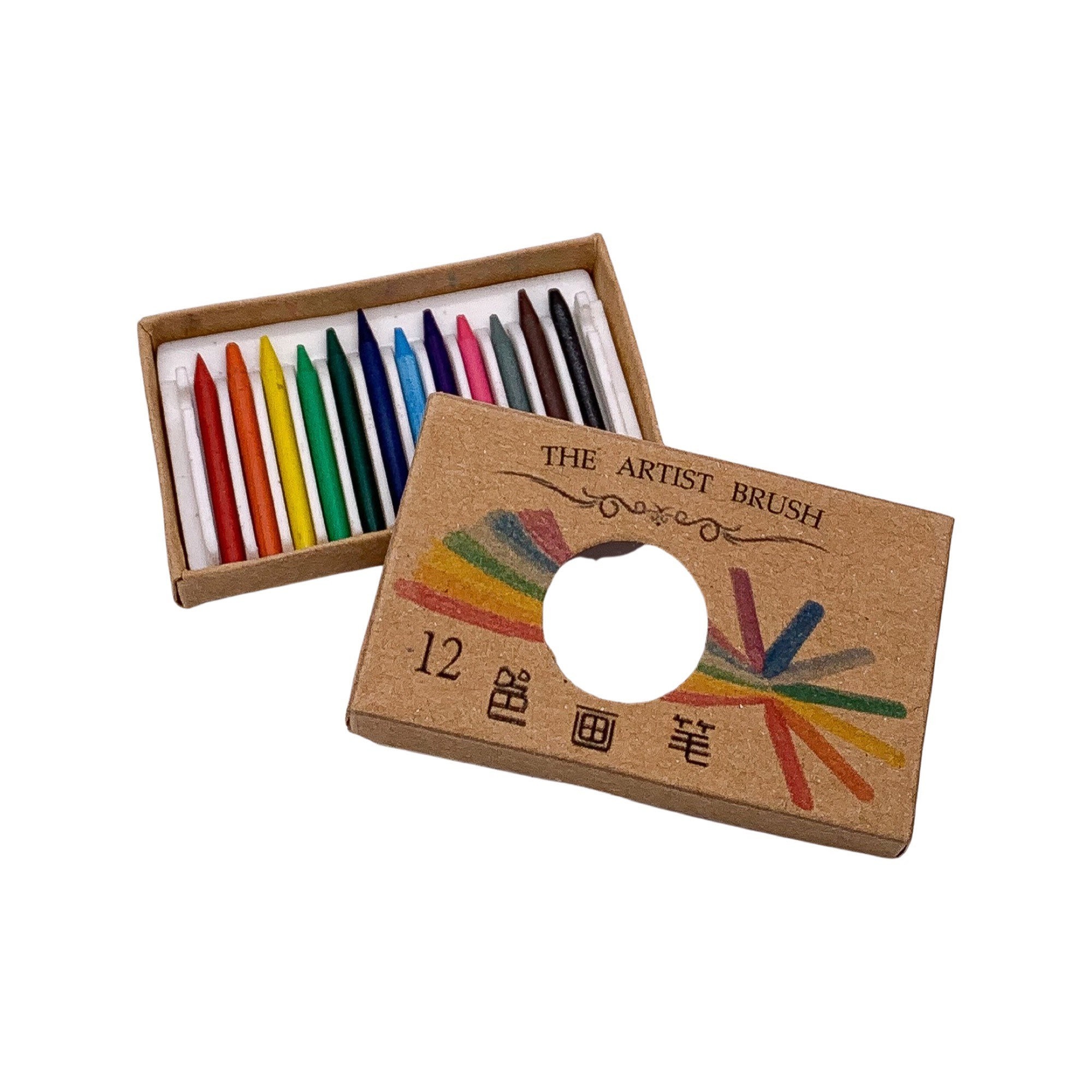 1:12 Dollhouse Miniature Crayons Set | Tiny Realistic Pencil Crayons ...