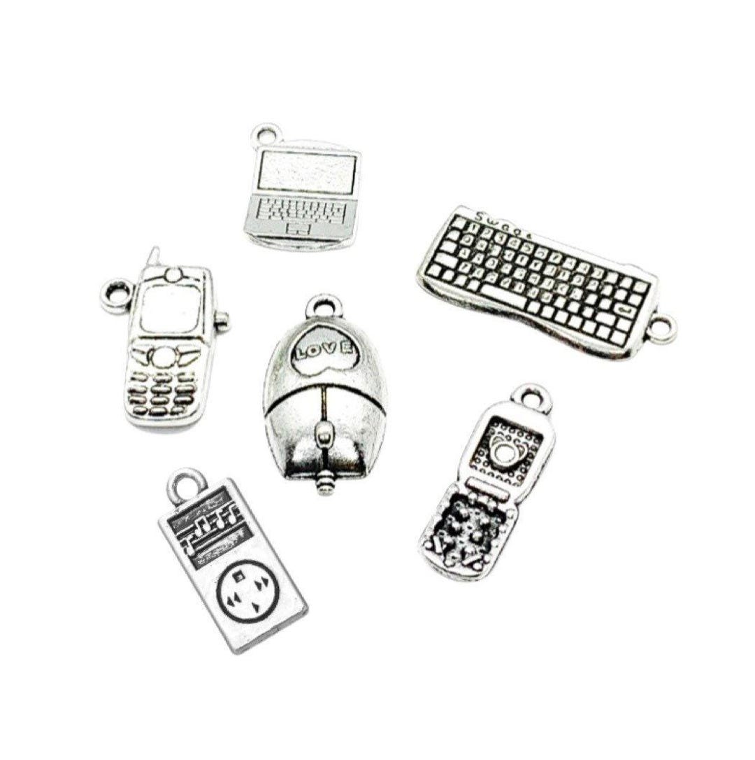 Ultimate Technology Charms Bundle, Large Charm Lot, Bulk, Women Charms ...