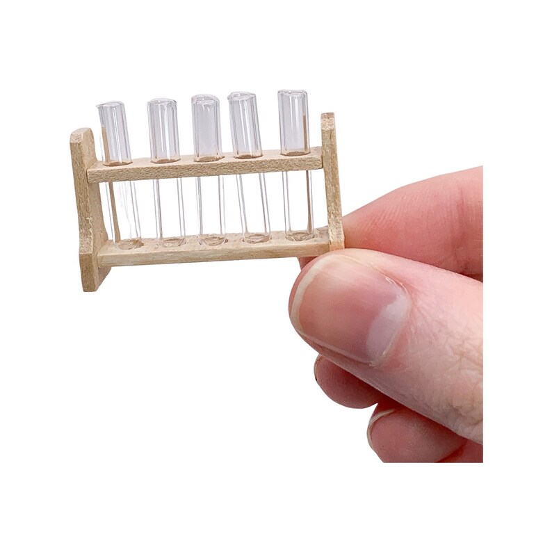 1:12 Miniature Laboratory Test Tube With Bracket | Dollhouse Mini ...