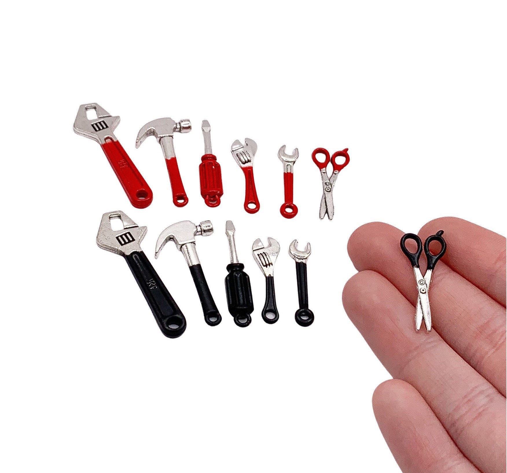 1:12 Miniature Tools | Dollhouse Mini Handyman | Realistic Tool Set of ...