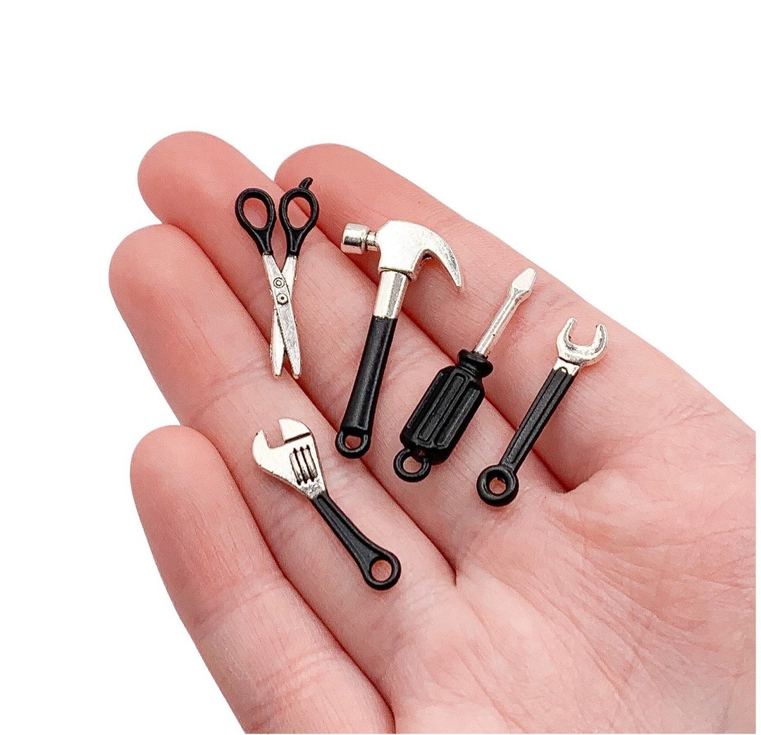 1:12 Miniature Tools | Dollhouse Mini Handyman | Realistic Tool Set of ...