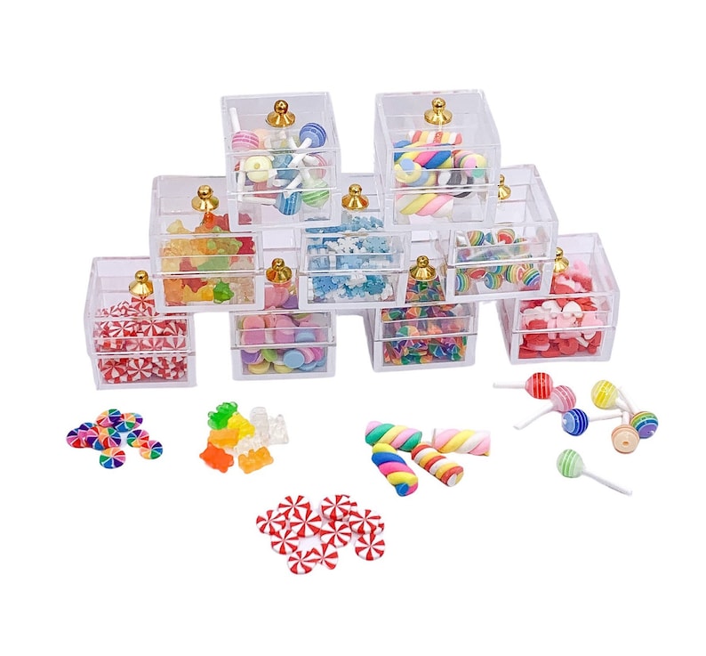 Miniature Candy Shop Supplies | Dollhouse Minis | Tiny Lollipops | Mini ...