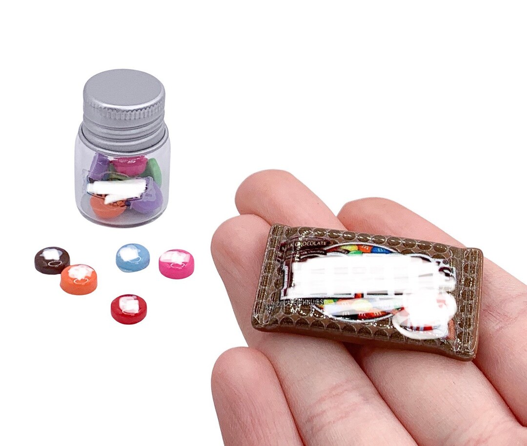 Miniature Candy Covered Chocolates | Candy Shop Supplies | Dollhouse ...