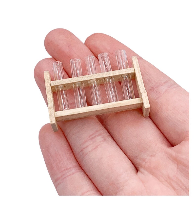 1:12 Miniature Laboratory Test Tube With Bracket | Dollhouse Mini ...