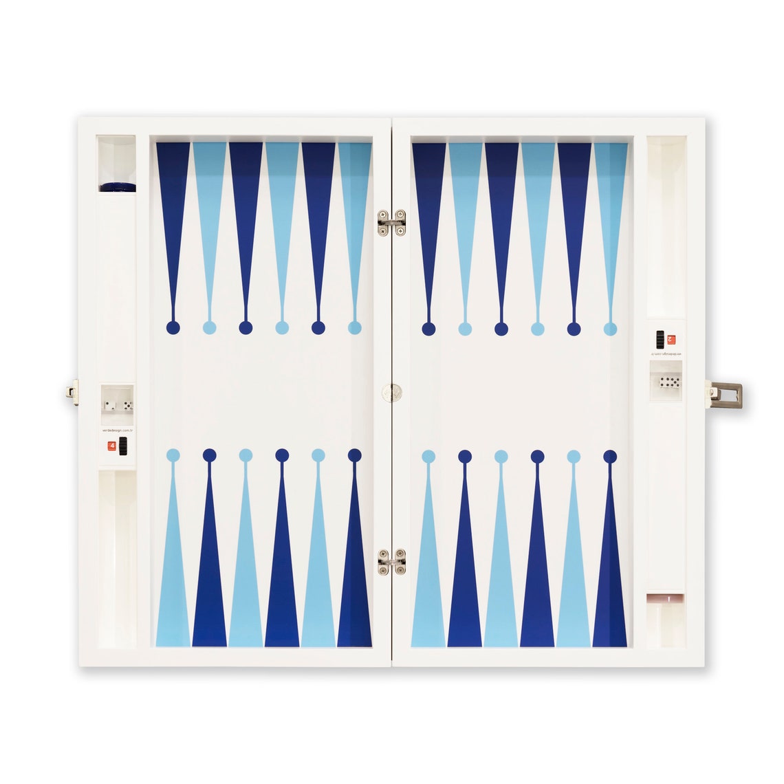 Marin Handmade Backgammon Set Premium Personalized Blue-ultramarine ...