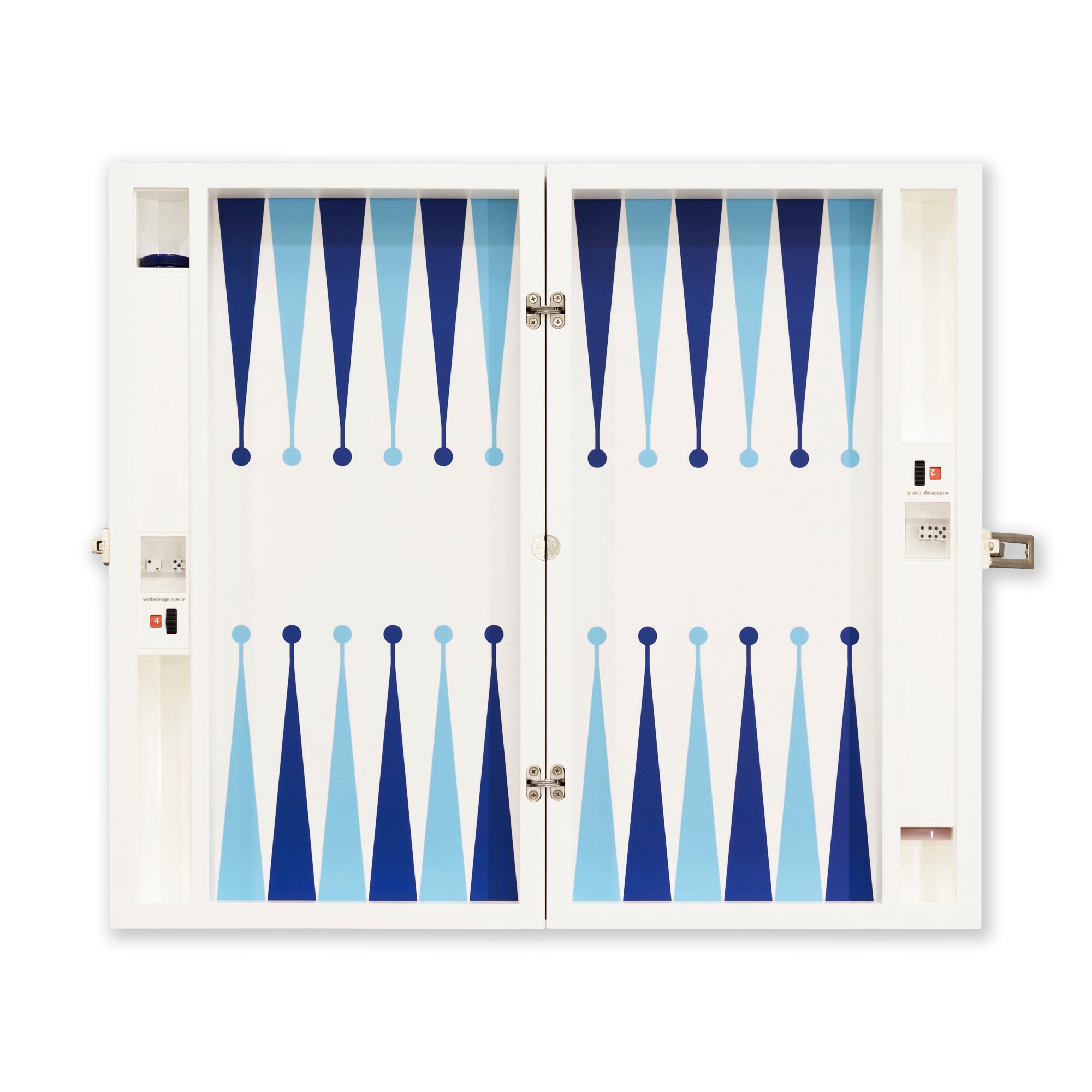 Marin Handmade Backgammon Set Premium Personalized Blue-ultramarine ...