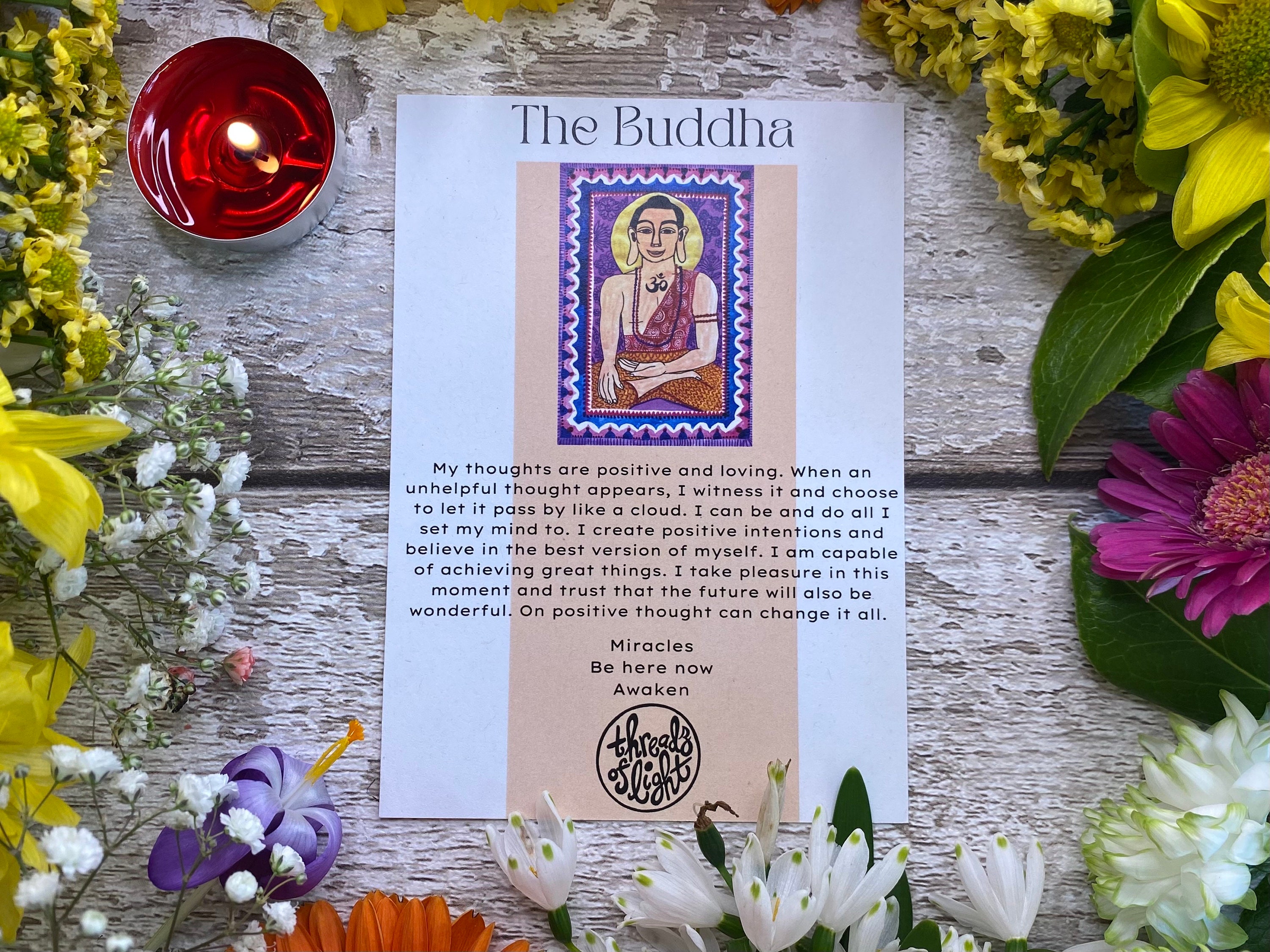 The Buddha, Enlightened Lord, Master of Peace, Awakened Wanderer Fine ...