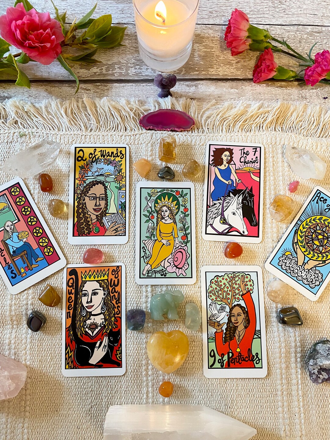 Threadz of Light Indie Tarot Deck Free Altar Print of Your Choice ...