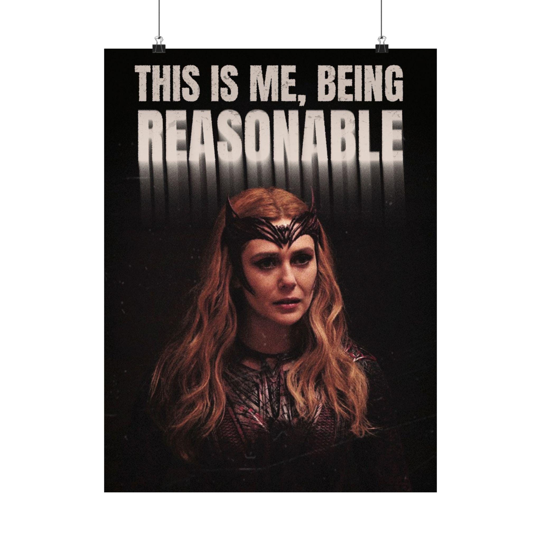 Scarlet Witch Poster | Marvel Comics | Wall Art Print Artwork | Wanda ...