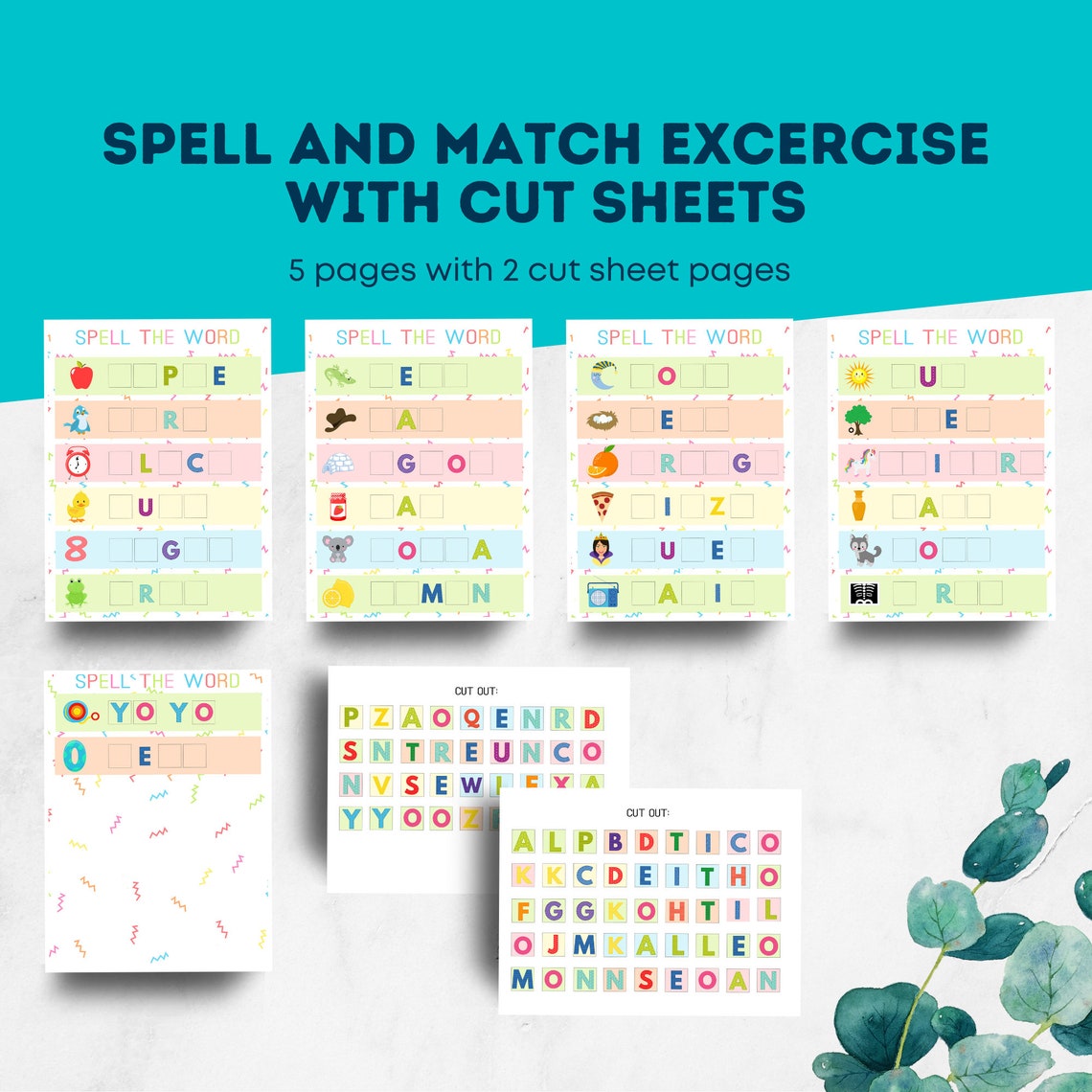 Alphabet Busy Book Printable Digital Download, Alphabet Quiet Book, ABC ...