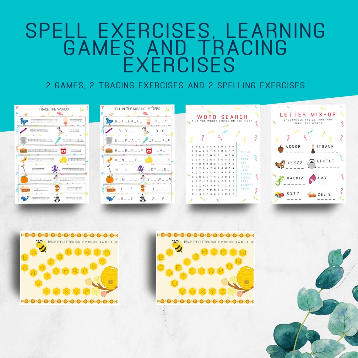 Alphabet Busy Book Printable Digital Download, Alphabet Quiet Book, ABC ...