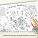 Printable Birthday Pirates Under the Sea Coloring Placemat - Etsy
