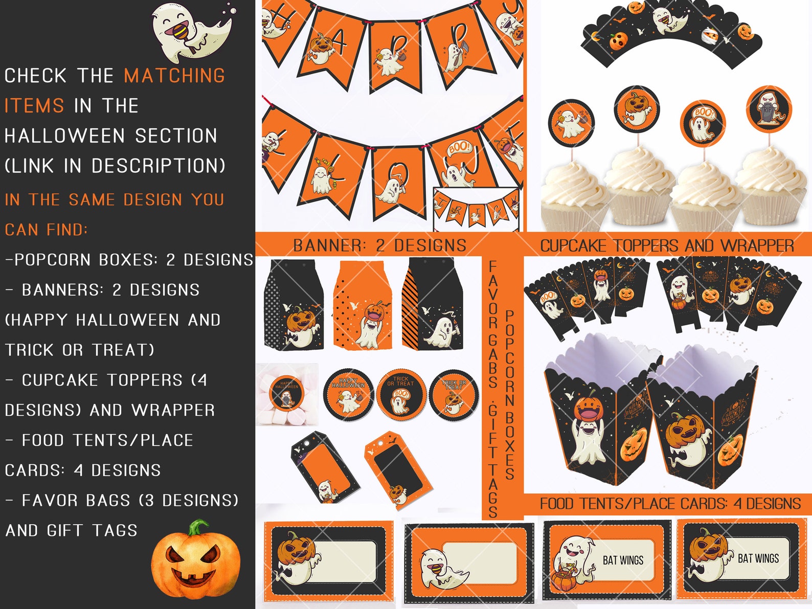 Editable Printable Halloween Food Label Instant Digital Download ...