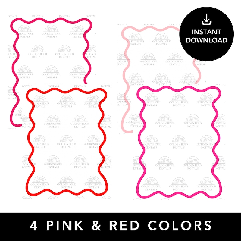 Squiggly Banner Border - Etsy