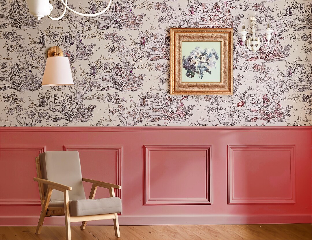 French Wainscoting, Wall Frame Kits, Paintable Wall Frames, Pre-cut ...