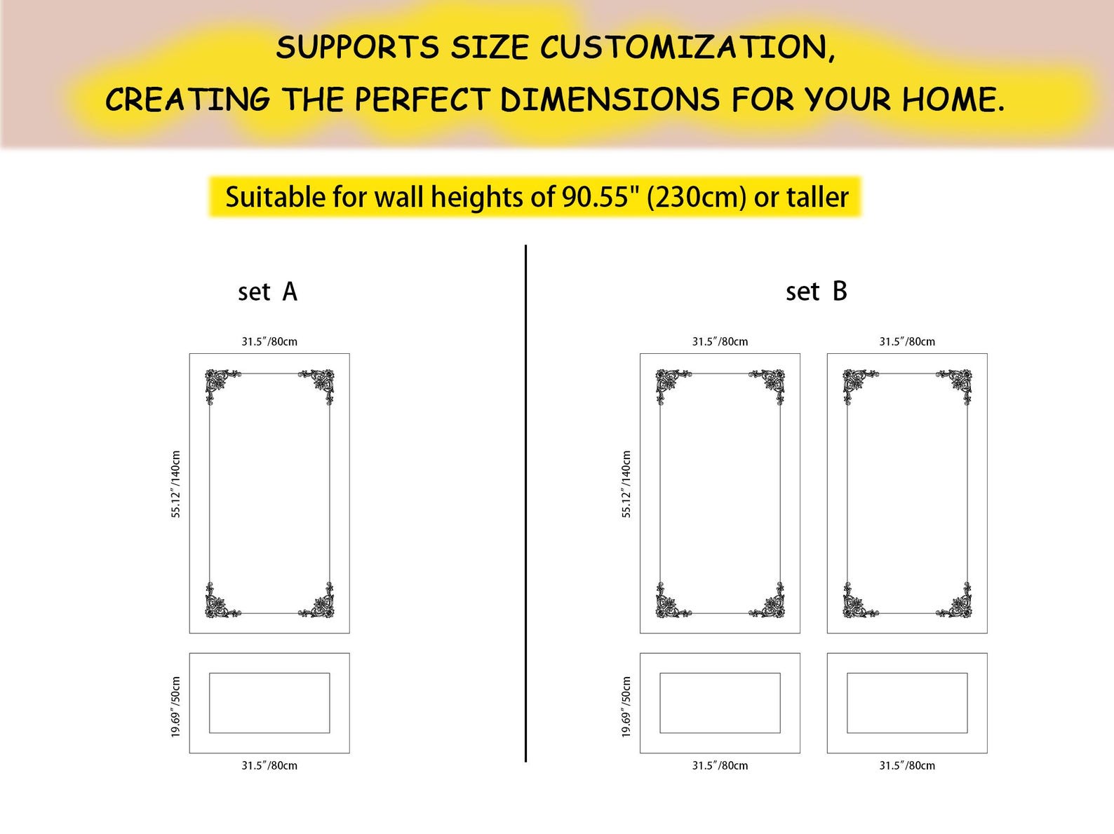 Decorative Corner Panel Kits, Paintable Wall Panels, Pre-cut Wall Panel ...