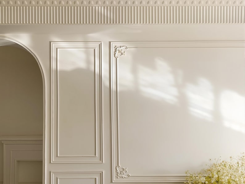 Decorative Corner Panel Kits, Corner Lines, Paintable Wall Panels, Pre ...