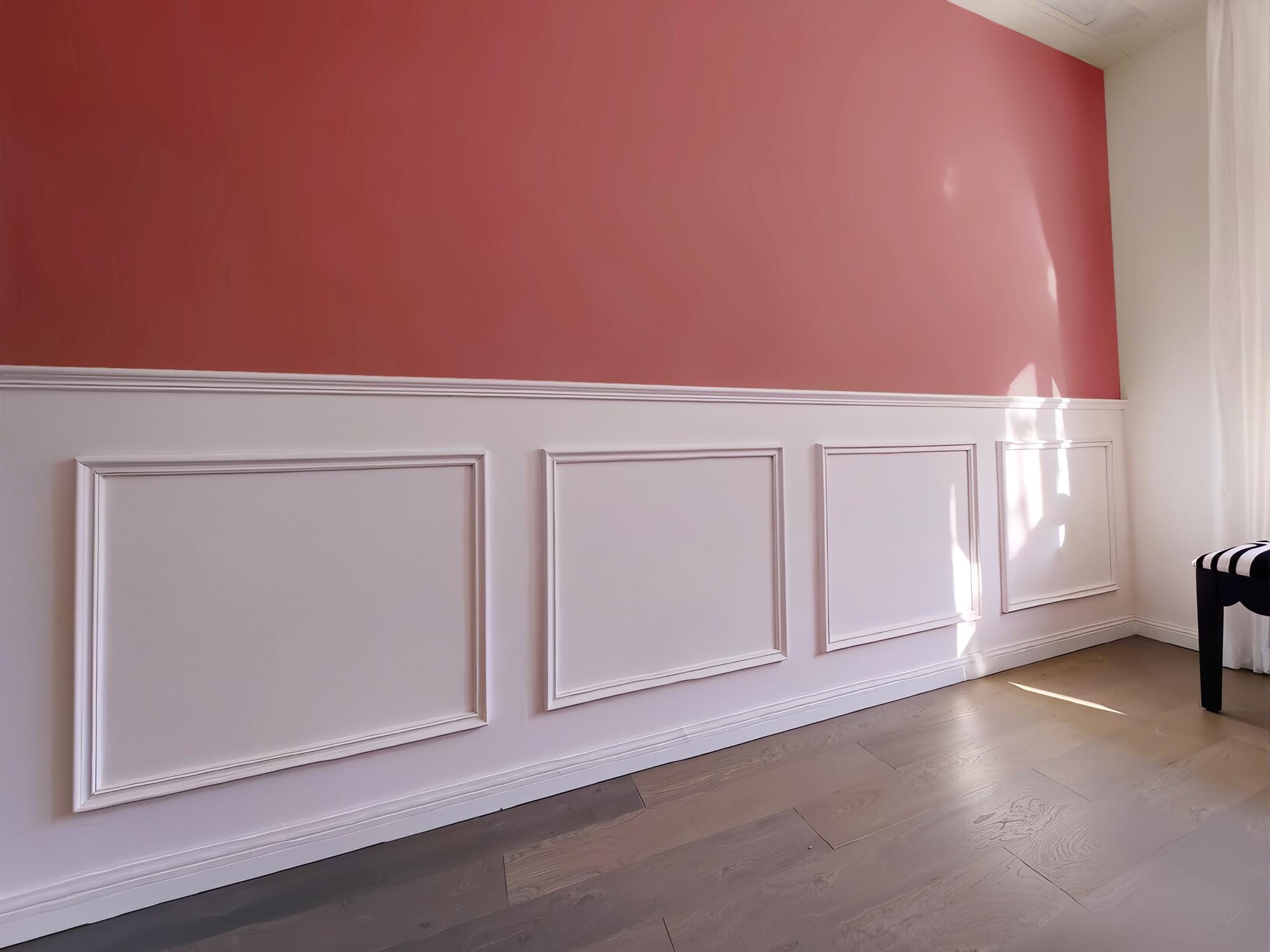 French Wainscoting, Wall Frame Kits, Paintable Wall Frames, Pre-cut ...
