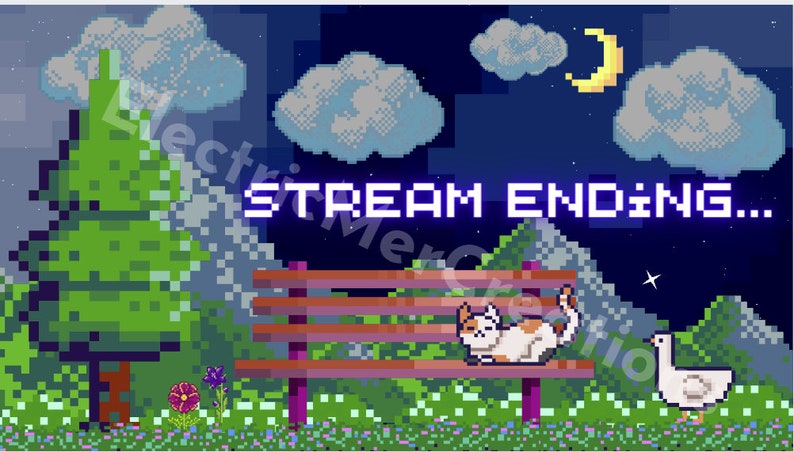 Twitch Stream Pack Pixel Park Stream Starting Soon, BRB, Ending ...
