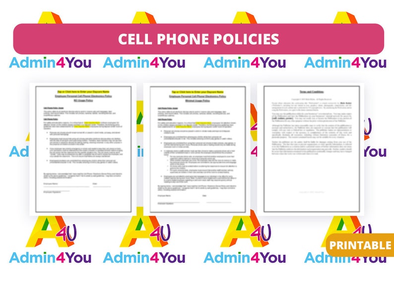 Cell Phone Policy - Etsy