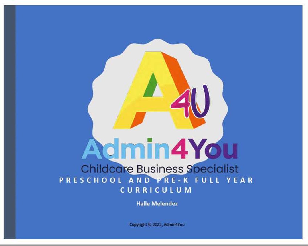 Full Year Preschool and Pre-k Curriculum - Etsy