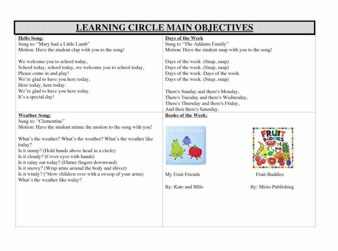 February Infant Lesson Plans - Etsy