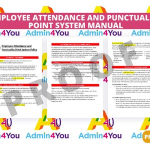 Employee Point System Tracker - Etsy