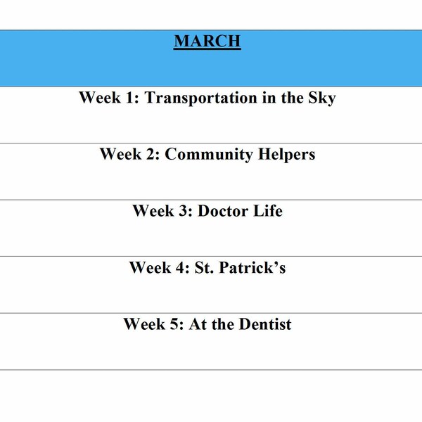 Infant Lesson Plan - Etsy